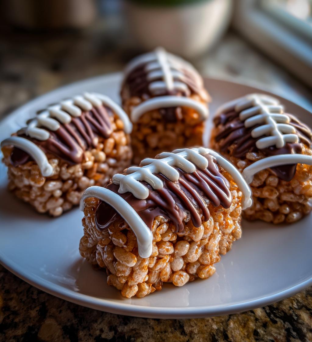 Football Rice Crispy Treats: 5 Steps to Game Day Bliss – Vihaad Rezepte