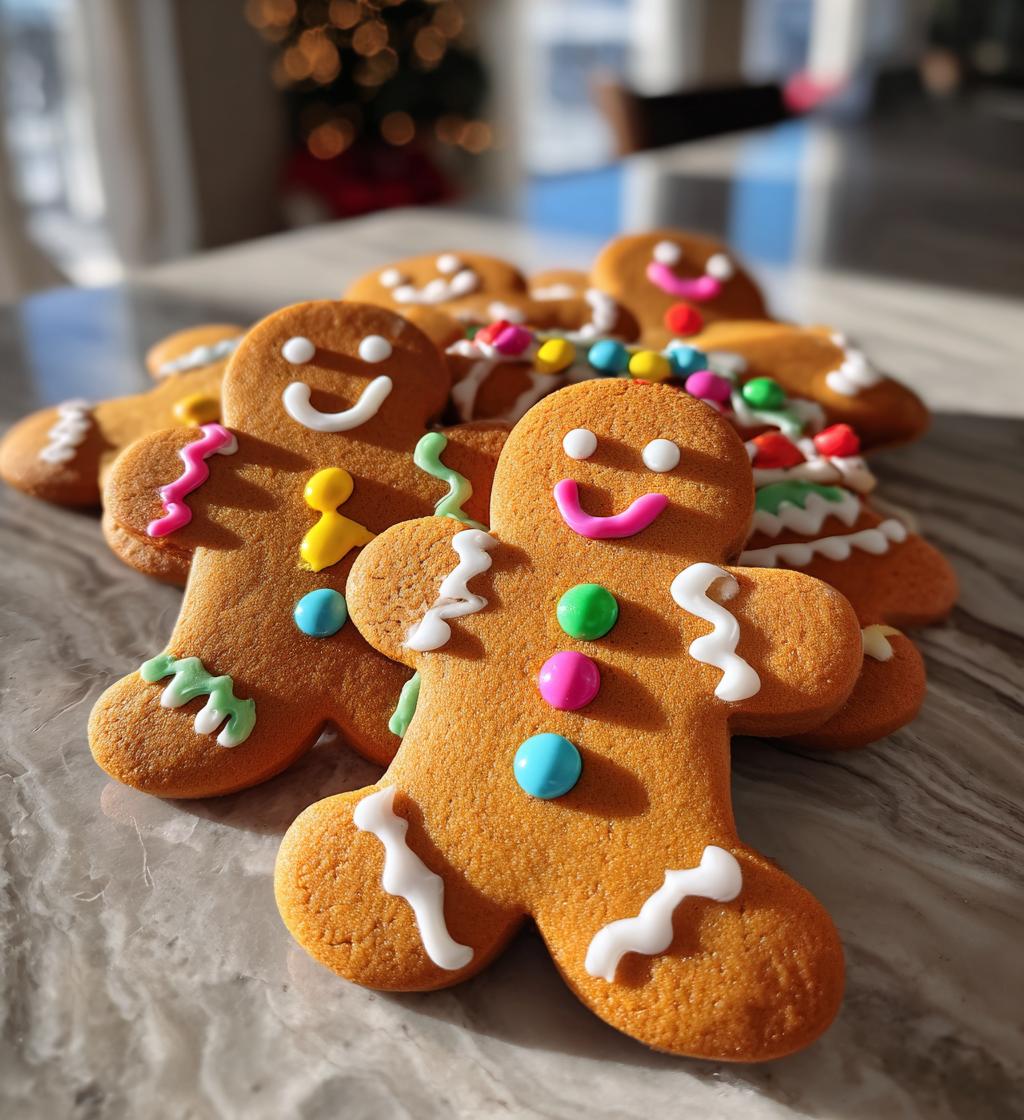 Gingerbread Man Cookies Decorated for Holiday Delight – Vihaad Rezepte