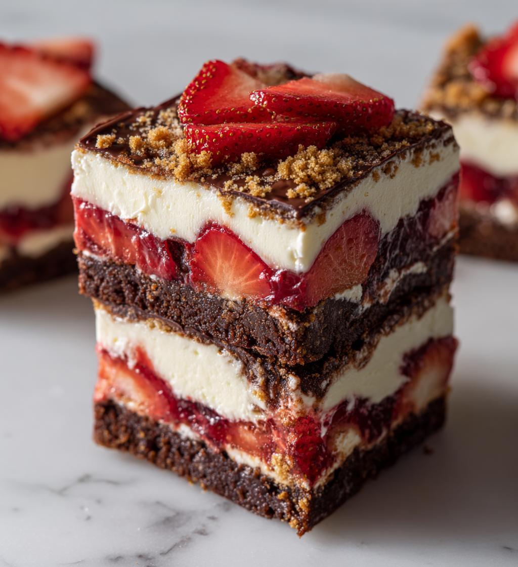Strawberry Cheesecake Brownie Valentine Trifle: 5 Sweet Layers – Vihaad ...